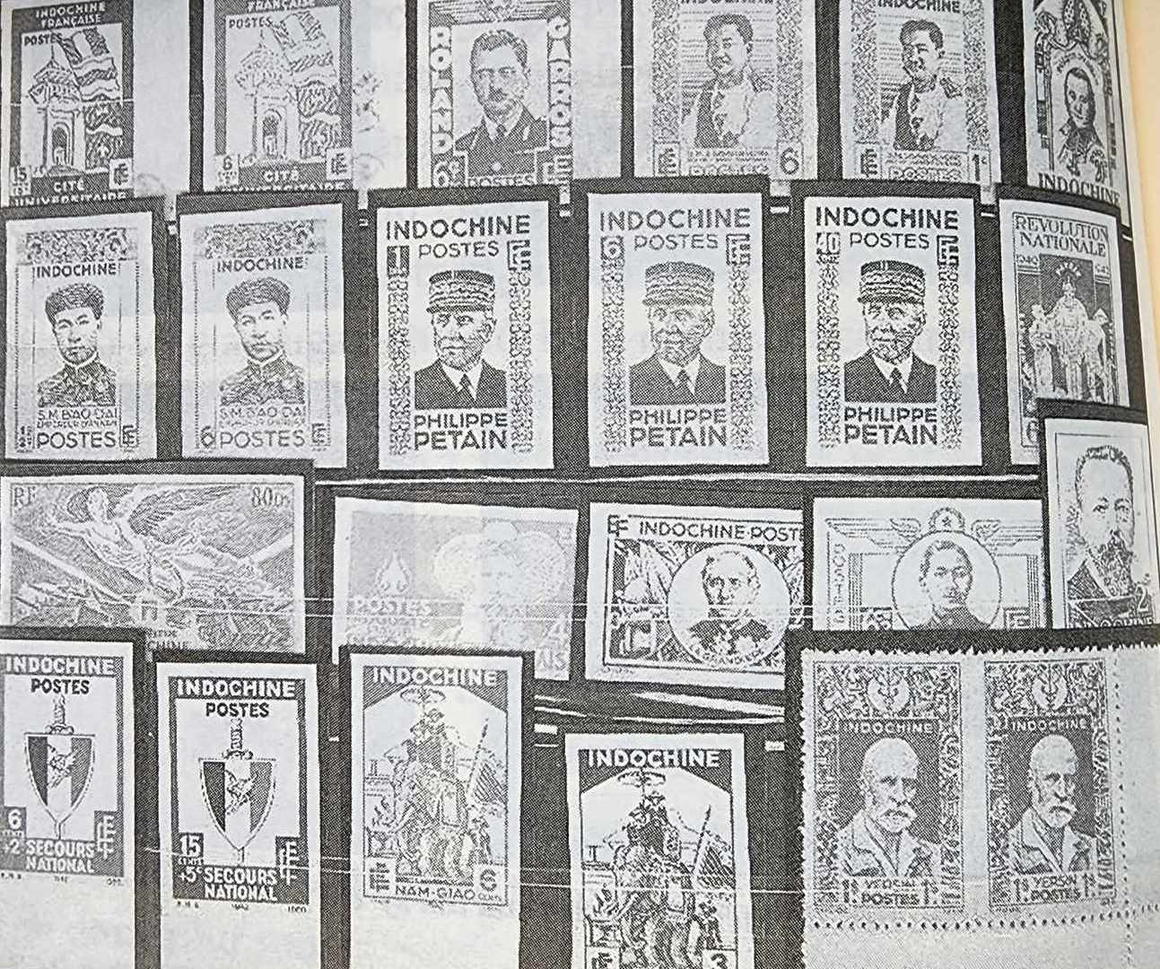 Old Saigon Travelogue: Saigon Postage Stamps