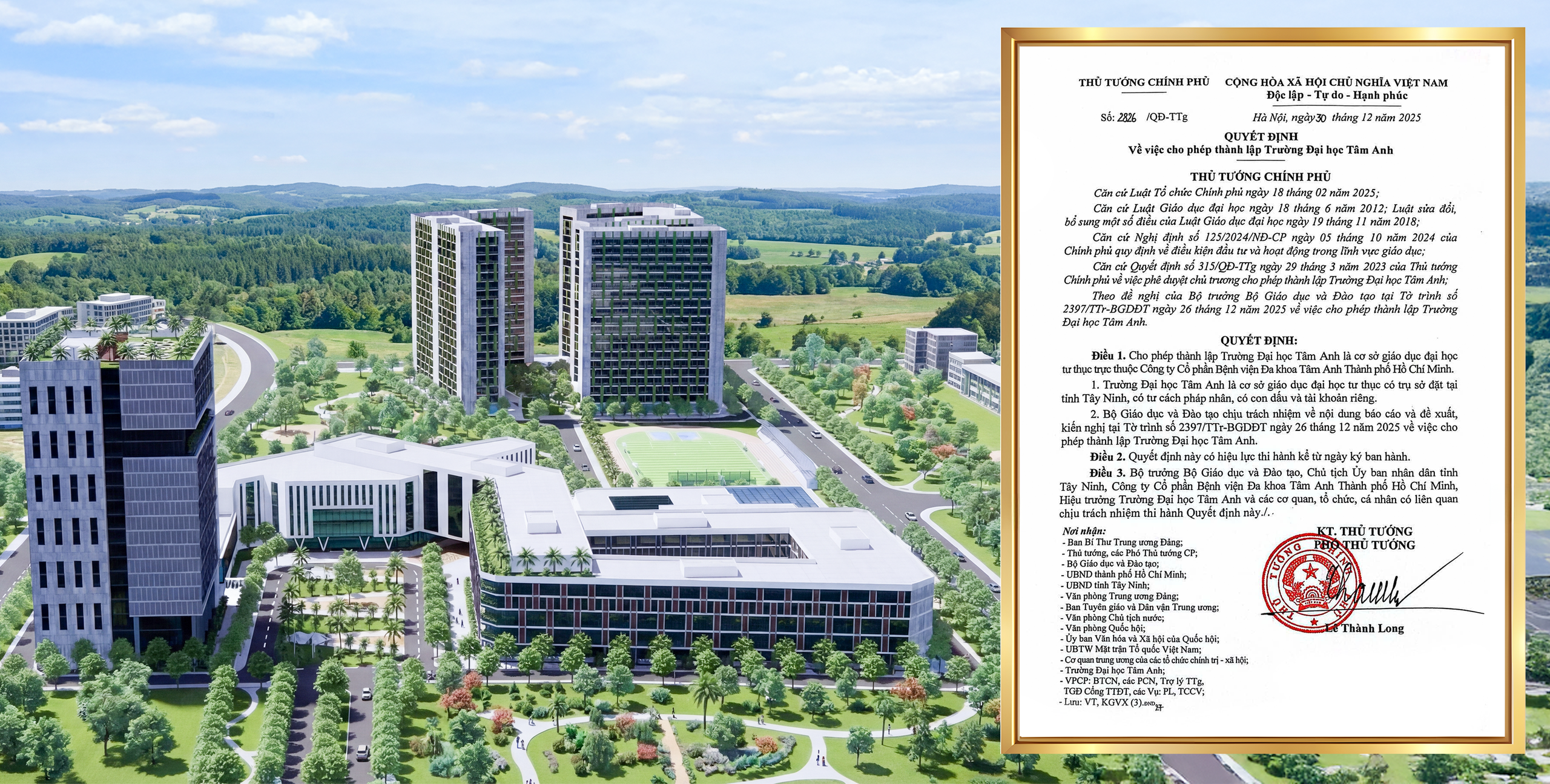 Establishing Tam Anh University, providing medical training to ...