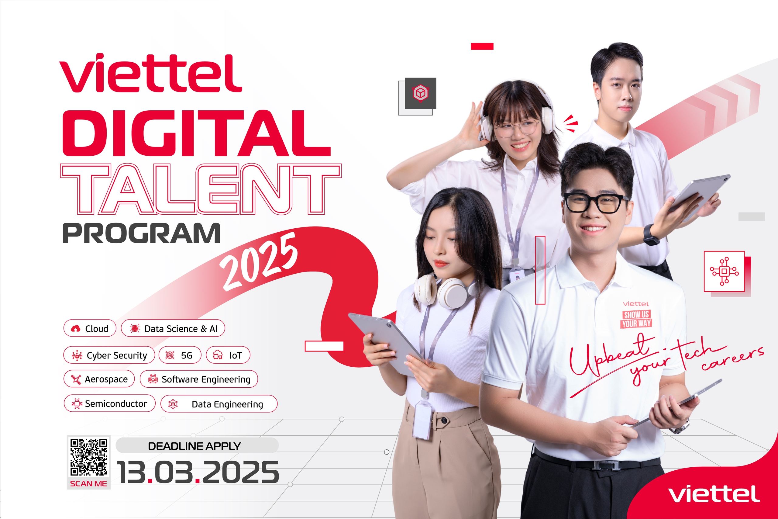 Viettel Digital Talent 2025: Kiến tạo tương lai, tìm kiếm thực tập sinh ngành công nghệ cao