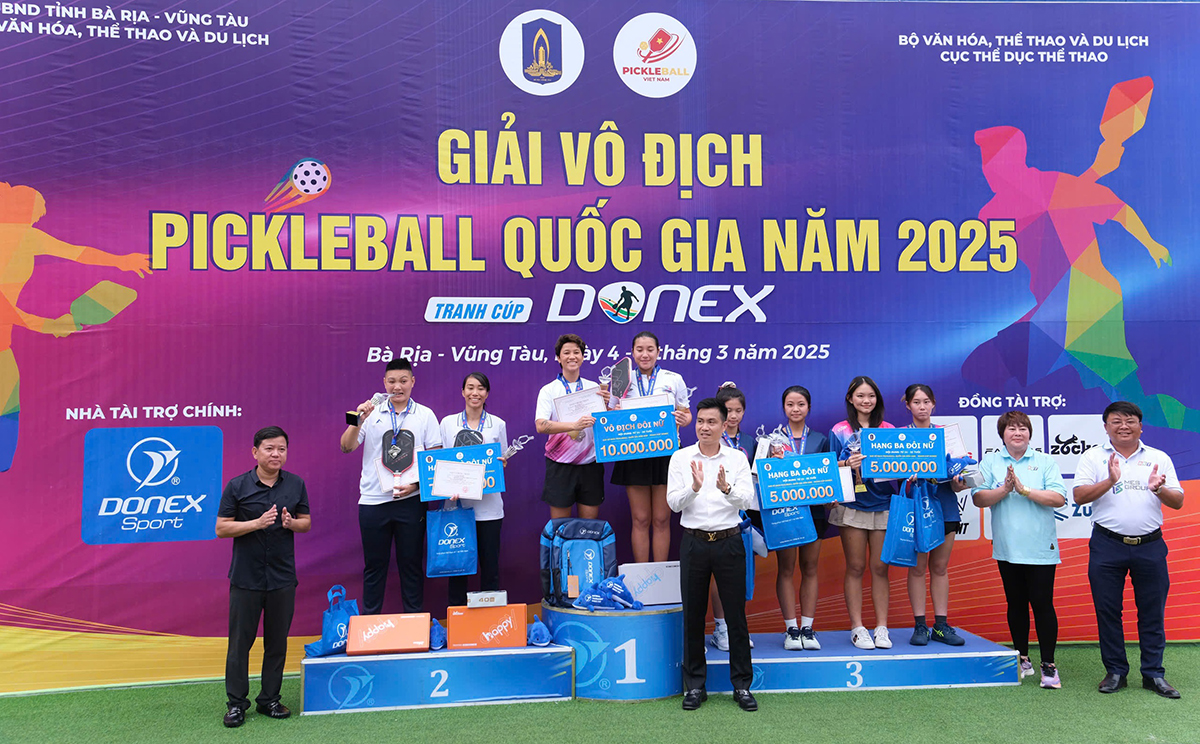 CLB Pickleball D-Joy thắng lớn tại Giải vô địch pickleball Quốc gia 2025