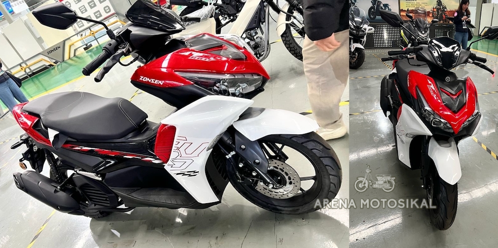 Xuất hiện xe tay ga Trung Quốc động cơ 180cc, thiết kế y hệt Yamaha NVX mới