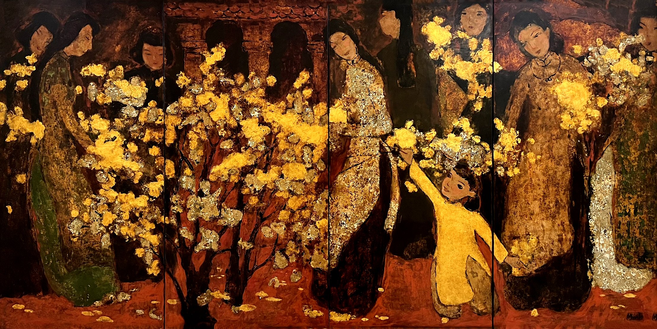 El pintor Nguyen Van Minh y el encuentro con 'Friends'