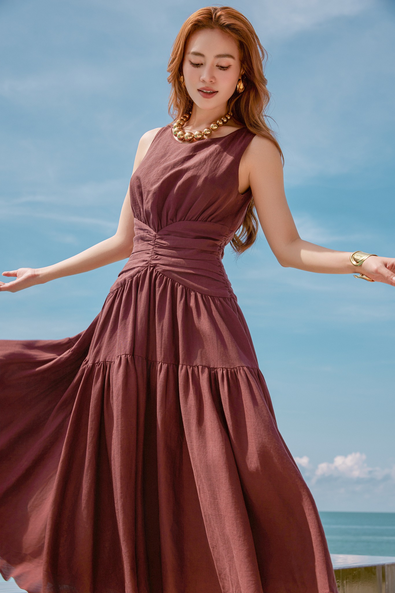 5 chiếc váy linen không thể thiếu trong mùa hè