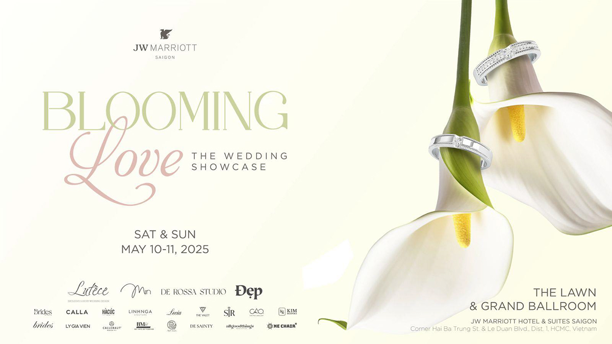Giới thiệu Wedding Showcase tại JW Marriott Saigon - Khu vườn cho tình ...