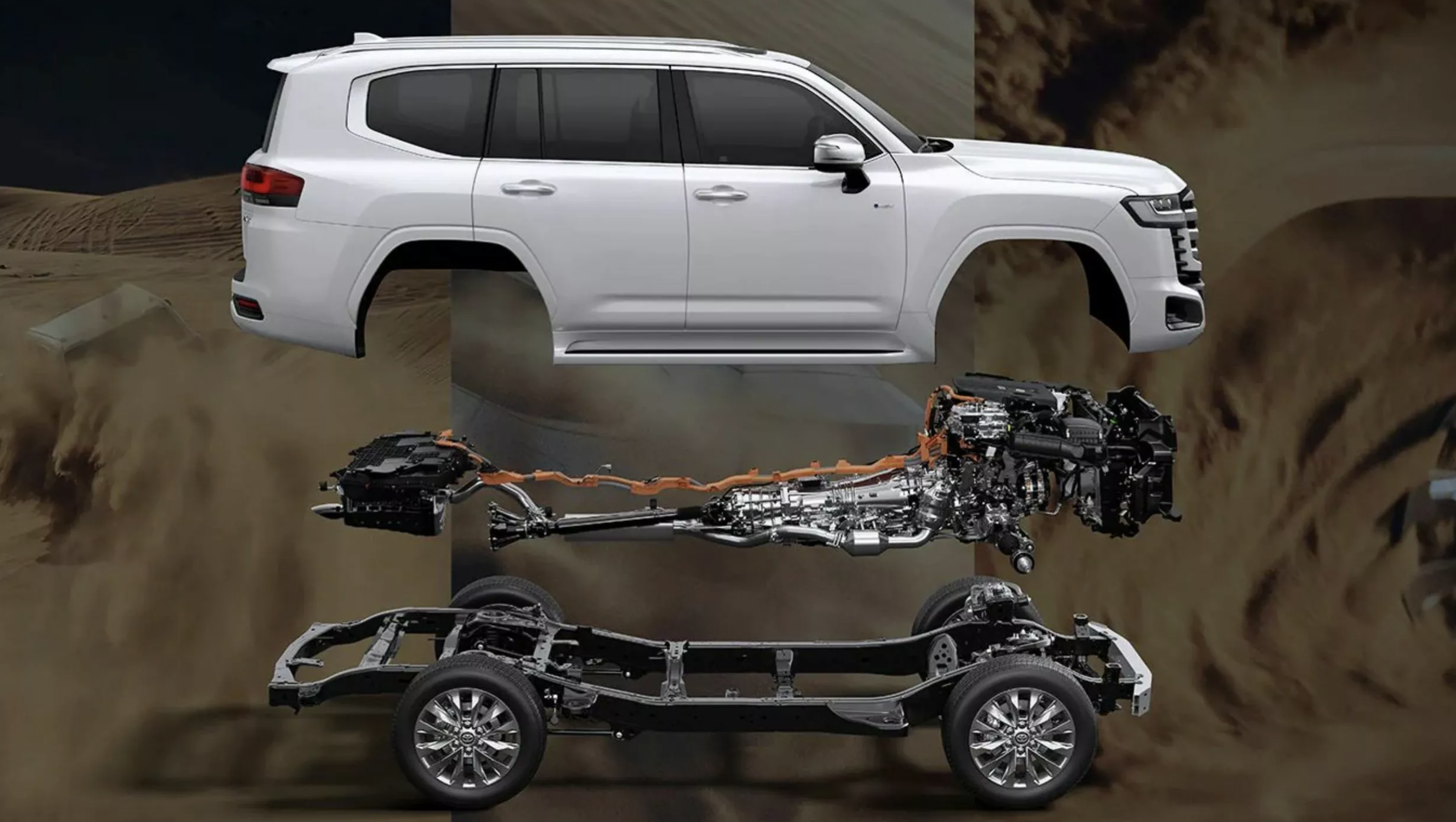 SUV 7 chỗ Toyota Land Cruiser 300 có thêm bản hybrid