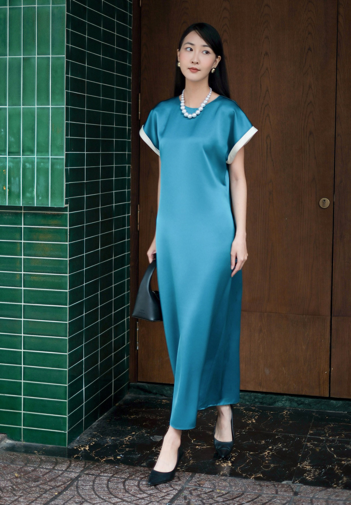 Váy suông linen, đầm lụa tơ voan đẹp nhất tủ đồ mùa hè
