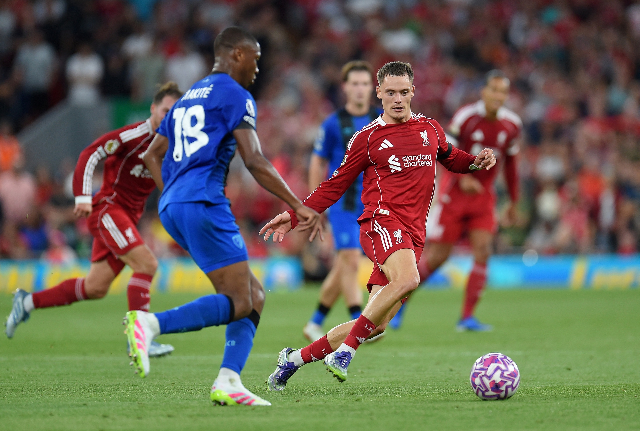 Tân binh 95 triệu euro rực sáng, Liverpool thắng tưng bừng Bournemouth ...