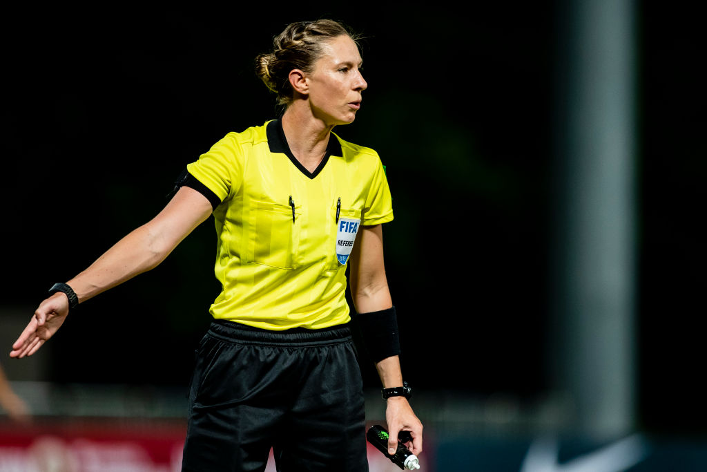 The Australian female referee team officiating the Vietnam women's team ...