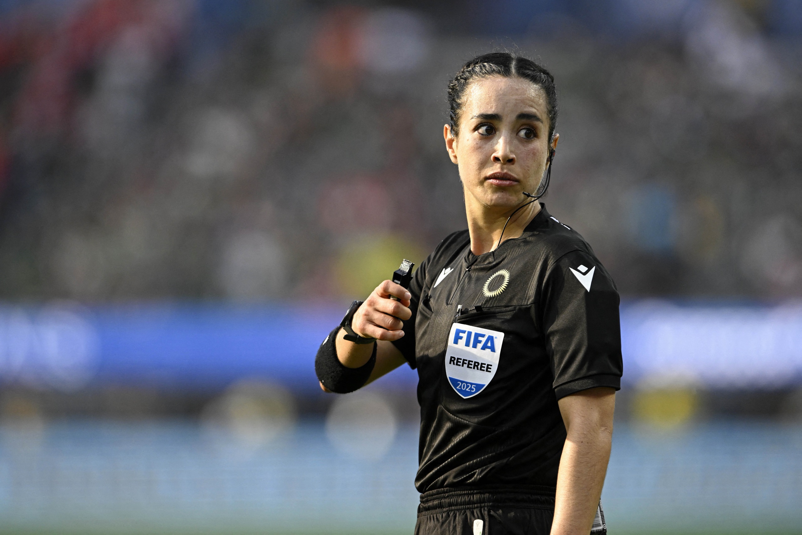 FIFA selects beautiful female referee to officiate the 2026 World Cup.
