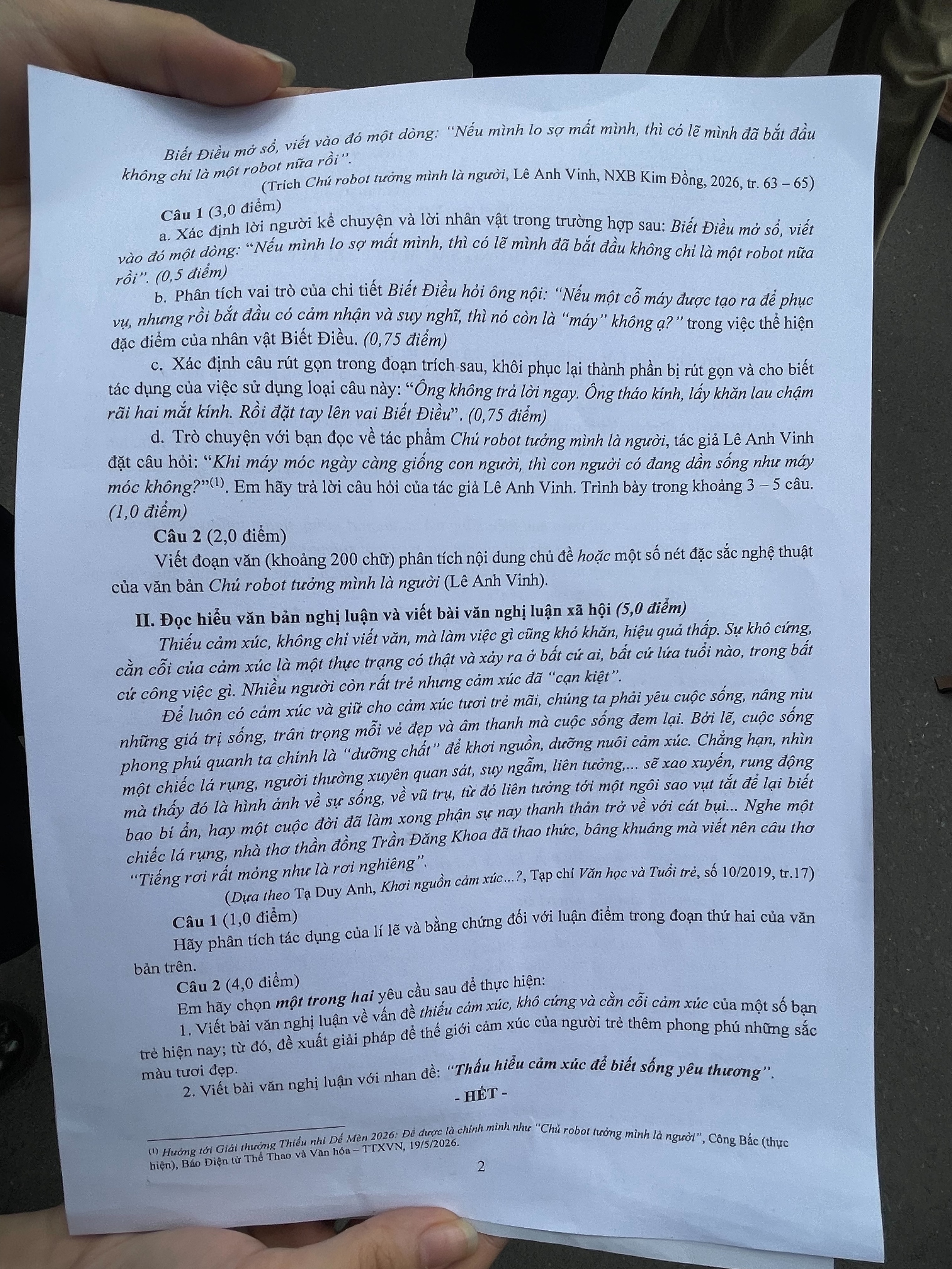 Grade 10 Exam: What do students from Ba Ria and Ho Tram wards say about ...