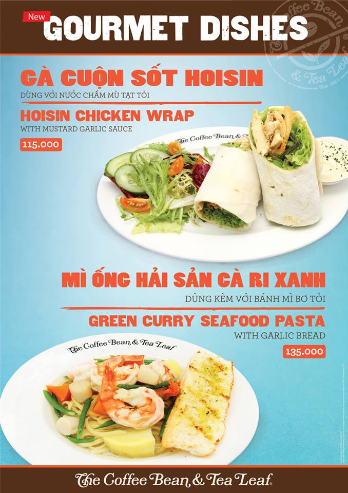 Khám phá 2 món ăn mới tuyệt ngon tại Coffee Bean & Tea Leaf