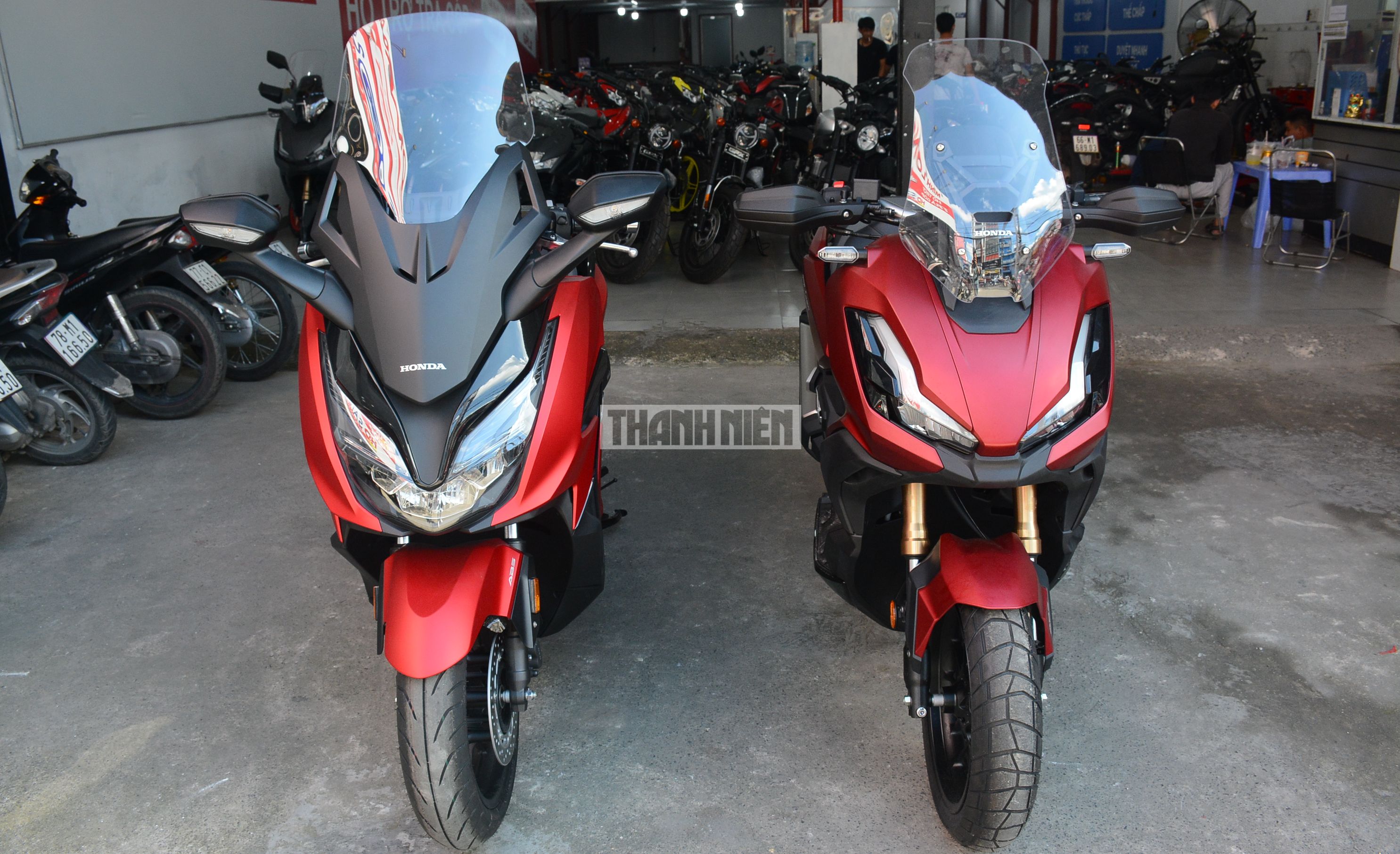 Xe tay ga Honda nhập từ Thái Lan, Honda ADV350 có gì khác Forza350?