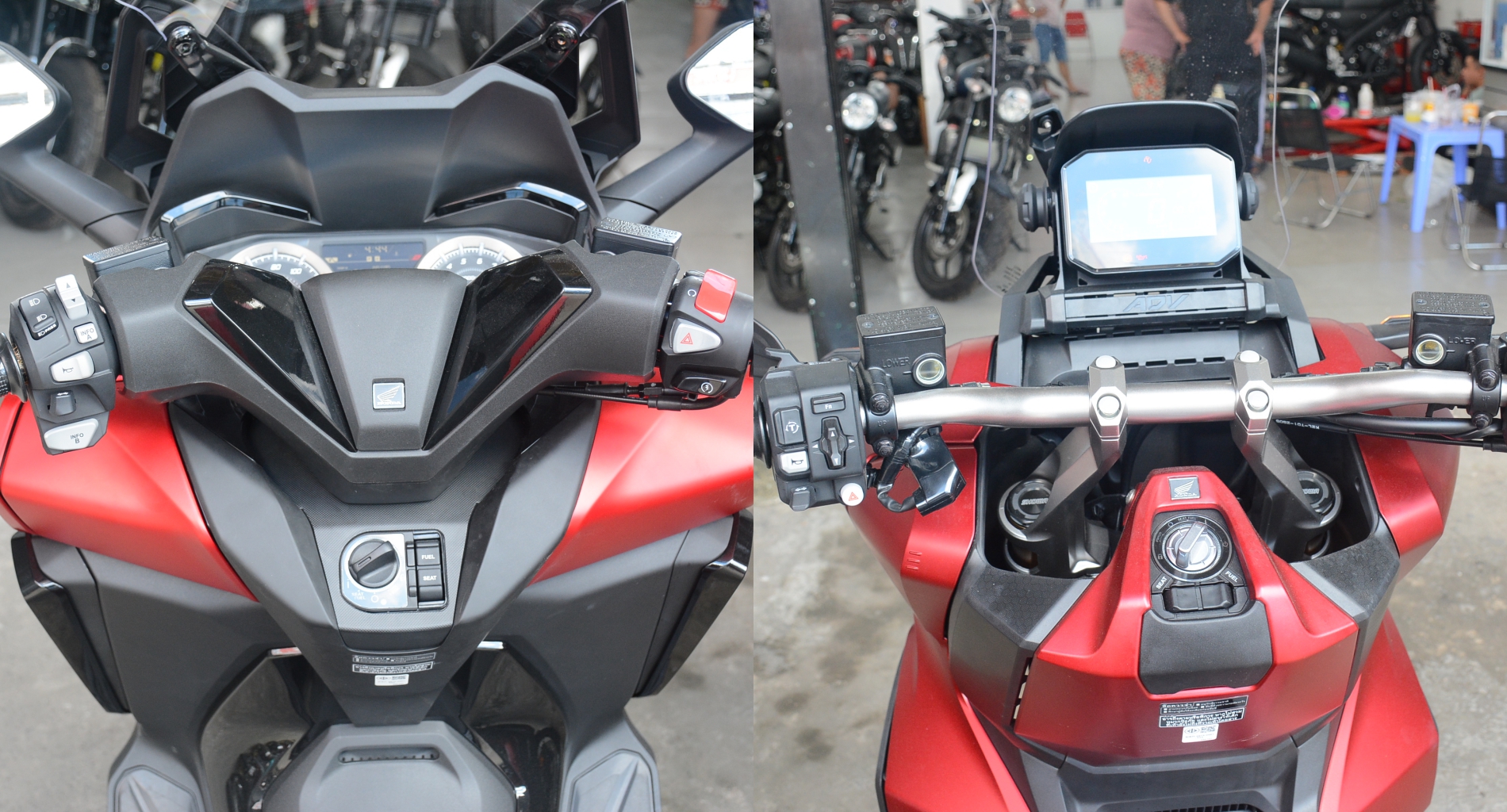 Xe tay ga Honda nhập từ Thái Lan, Honda ADV350 có gì khác Forza350?