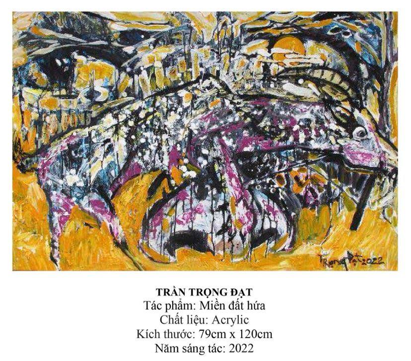 Hai họa sĩ Nguyễn Ngọc Vinh và Trần Trọng Đạt triển lãm tranh 'Vũ điệu ...