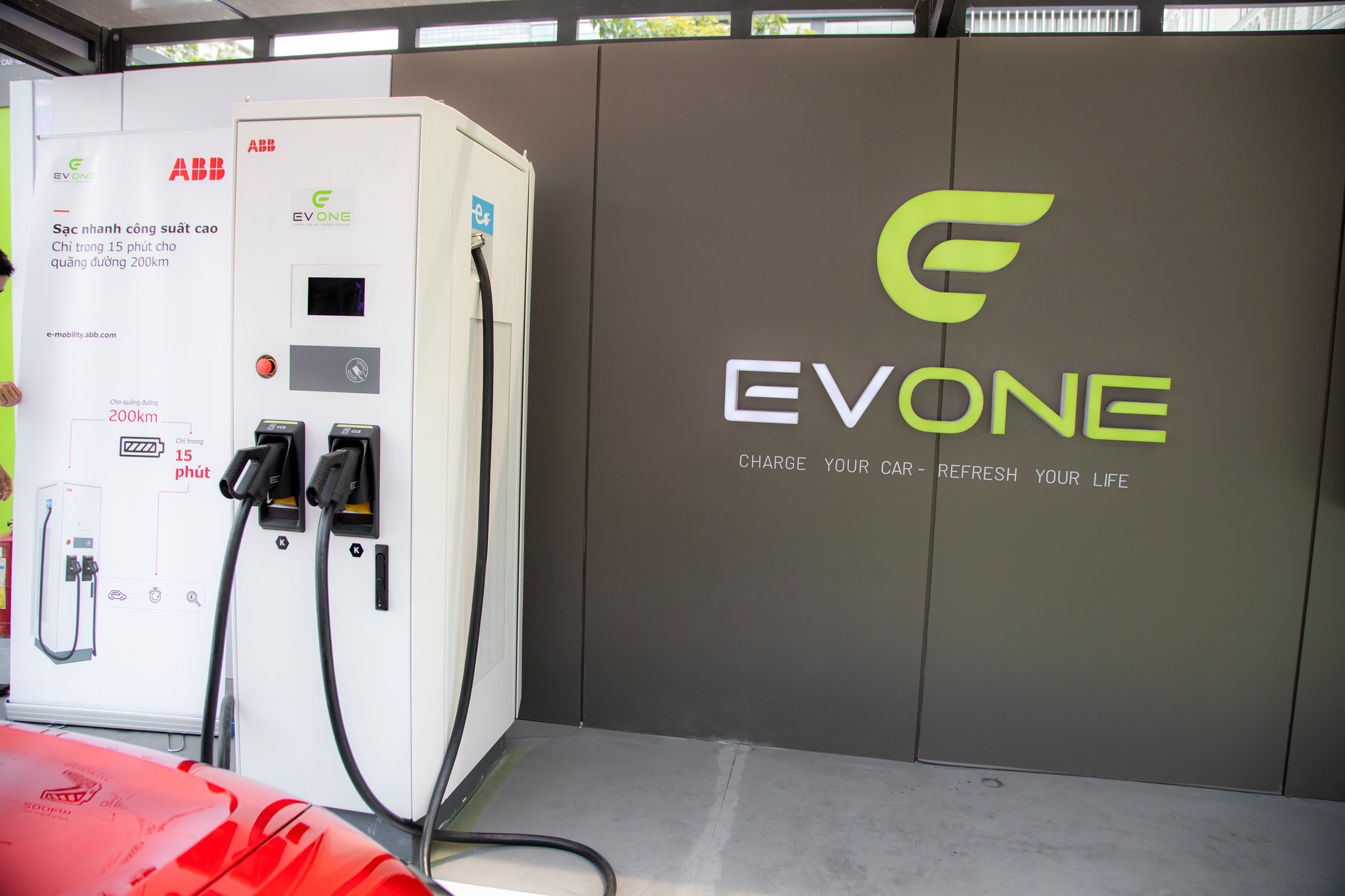 Trạm sạc EV One tại Việt Nam sạc được nhiều loại xe điện