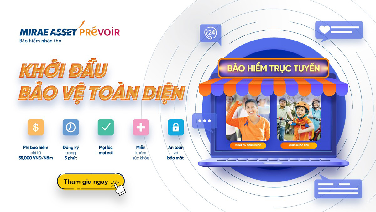 Mirae Asset Prévoir chính thức ra mắt nền tảng bảo hiểm công nghệ số