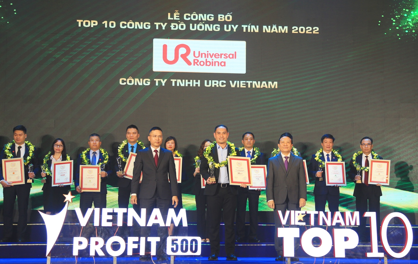 URC Việt Nam lọt top 5 công ty đồ uống uy tín nhất năm 2022