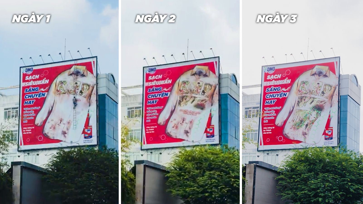 Lần đầu tiên vết siêu bẩn trở thành tác phẩm nghệ thuật khổng lồ