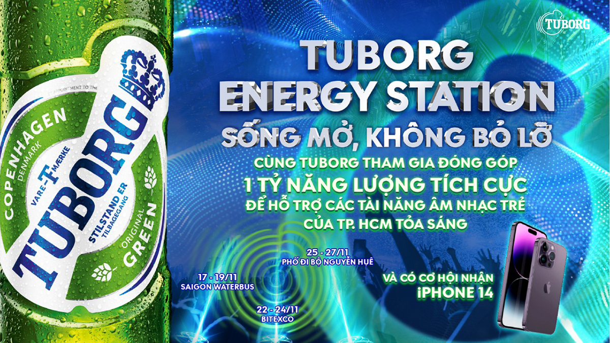 Tuborg - ‘giật nắp’ bật tung năng lượng mới cho TP.HCM