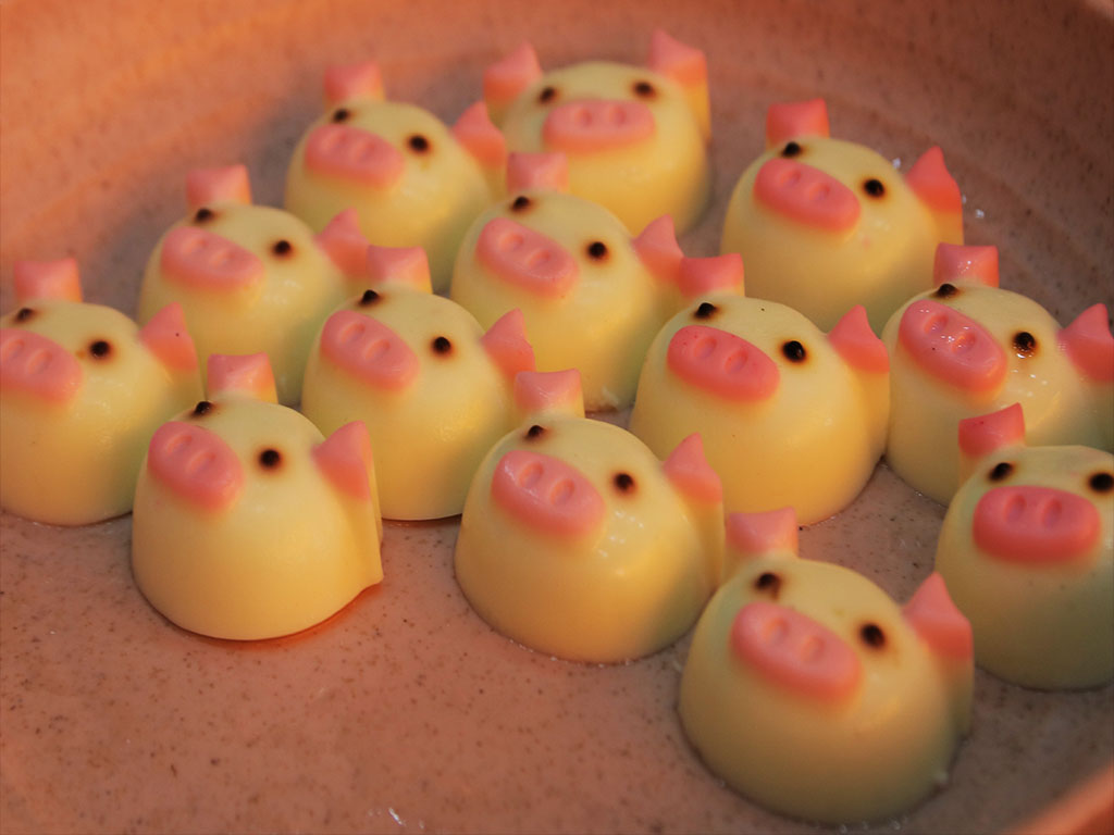 Thích mắt món chè heo tắm tiên trộn khoai dẻo