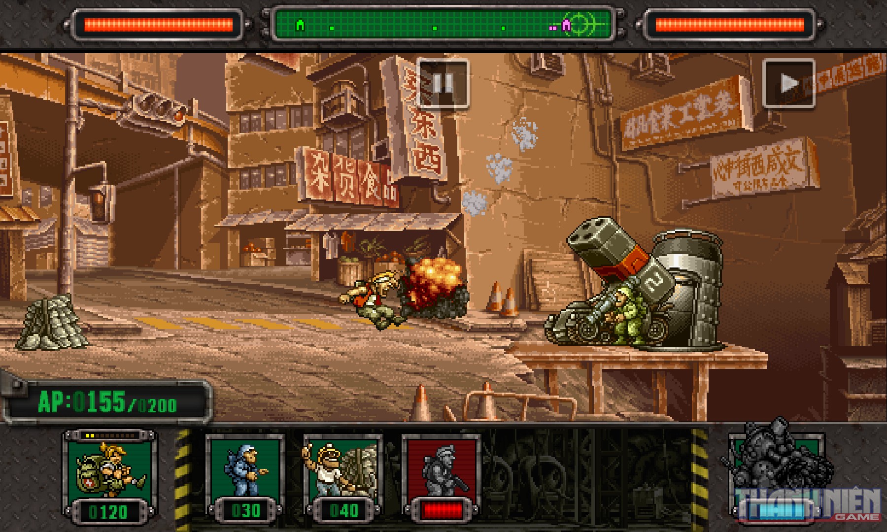 Đánh giá - Metal slug defense: Thủ thành kiểu Rambo lùn