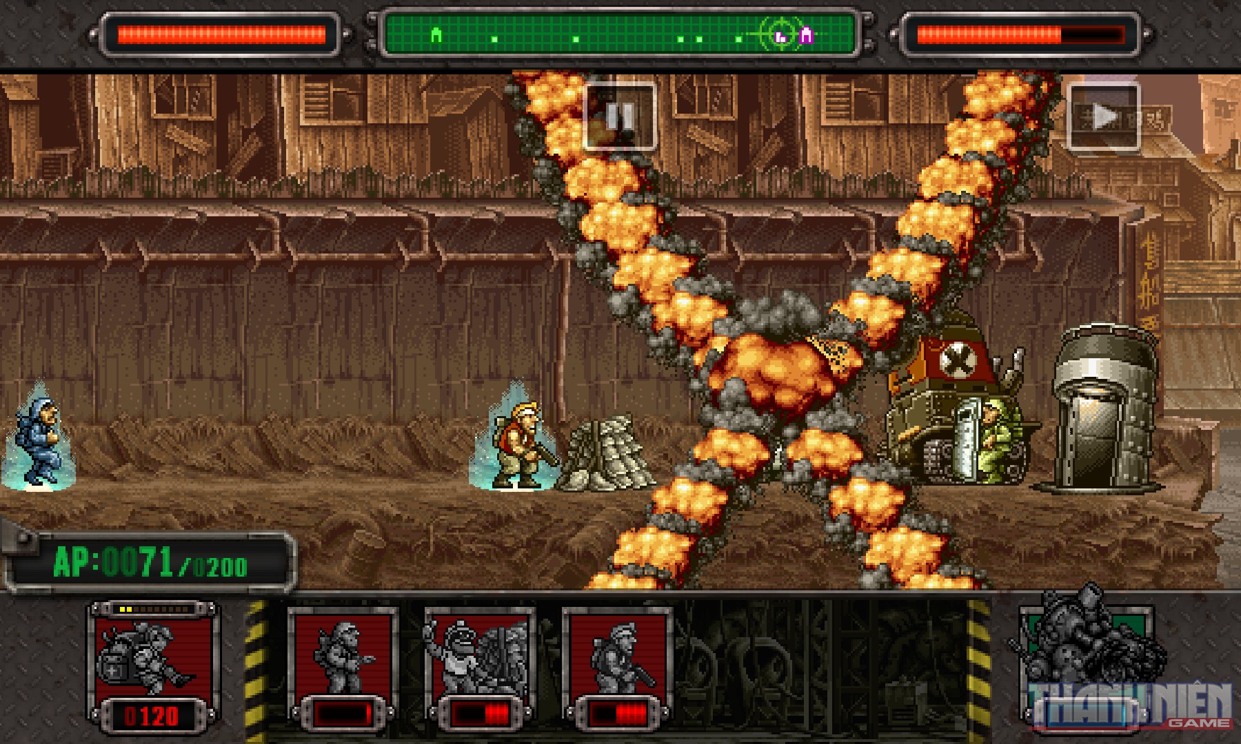 Đánh giá - Metal slug defense: Thủ thành kiểu Rambo lùn