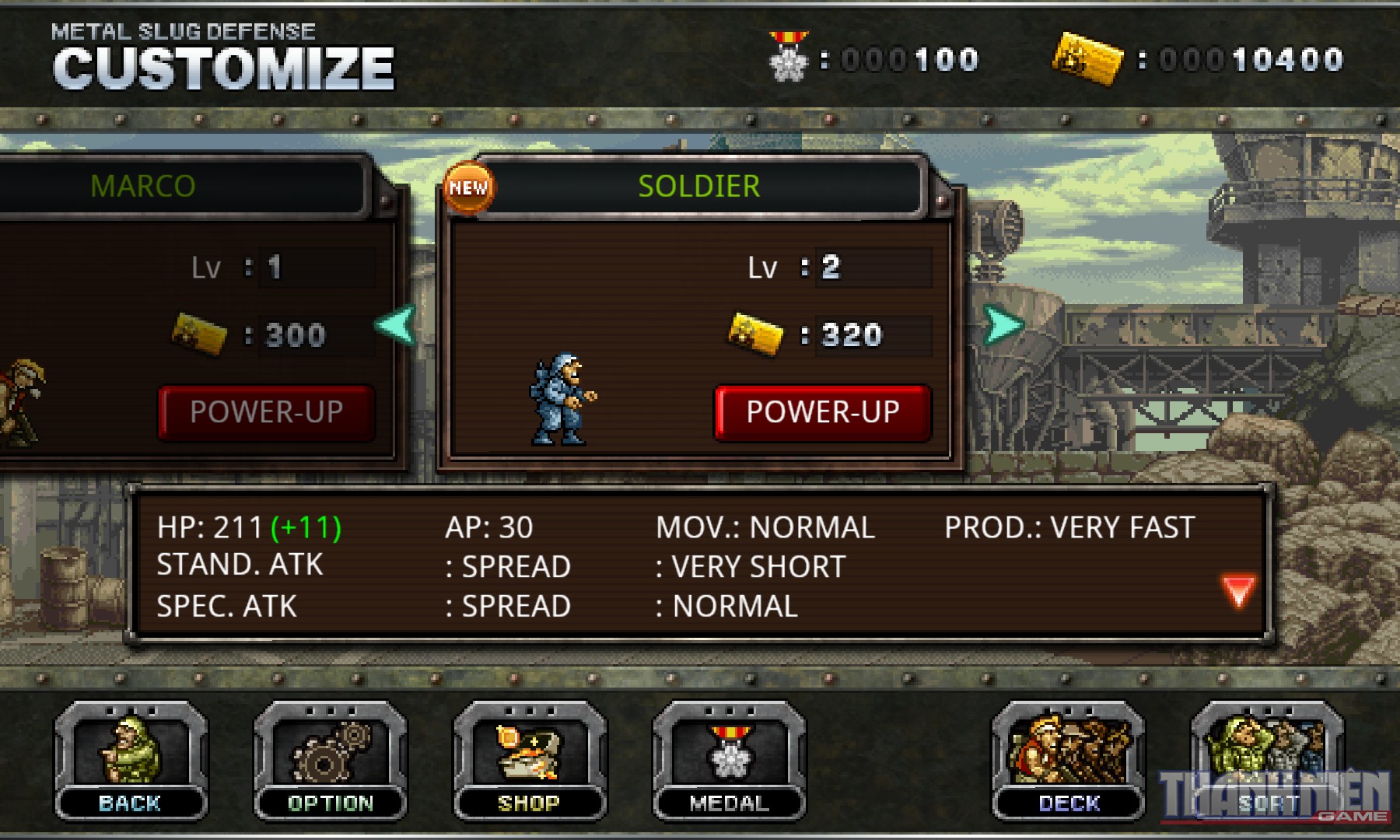 Đánh giá - Metal slug defense: Thủ thành kiểu Rambo lùn