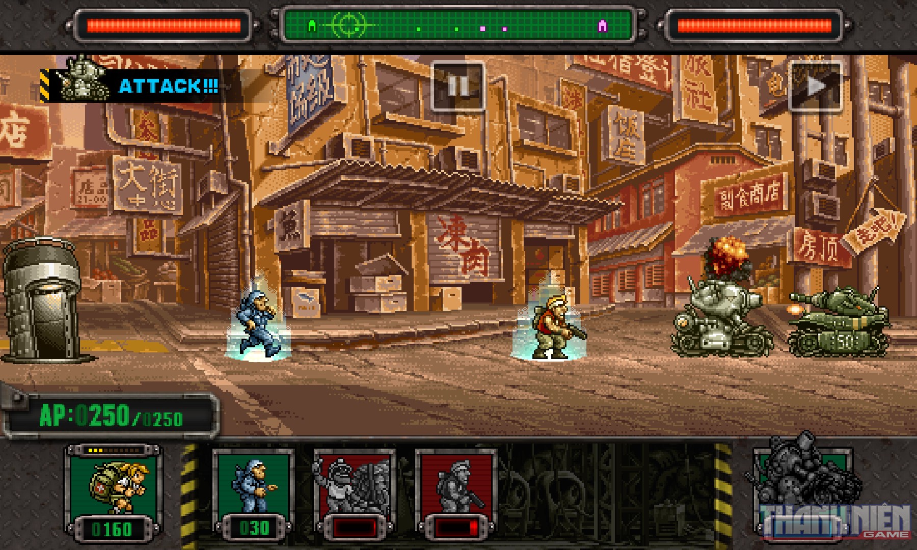 Đánh giá - Metal slug defense: Thủ thành kiểu Rambo lùn