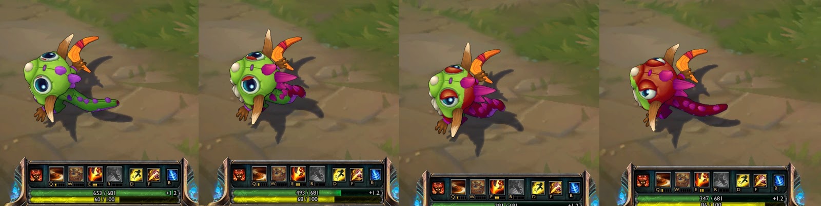 LMHT: Hình ảnh Gnar Khủng Long hoàn thiện