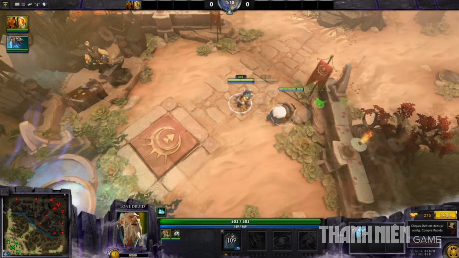 Dota 2: Lỗi có thể cắm Ward/Sentry trong khu vực Roshan