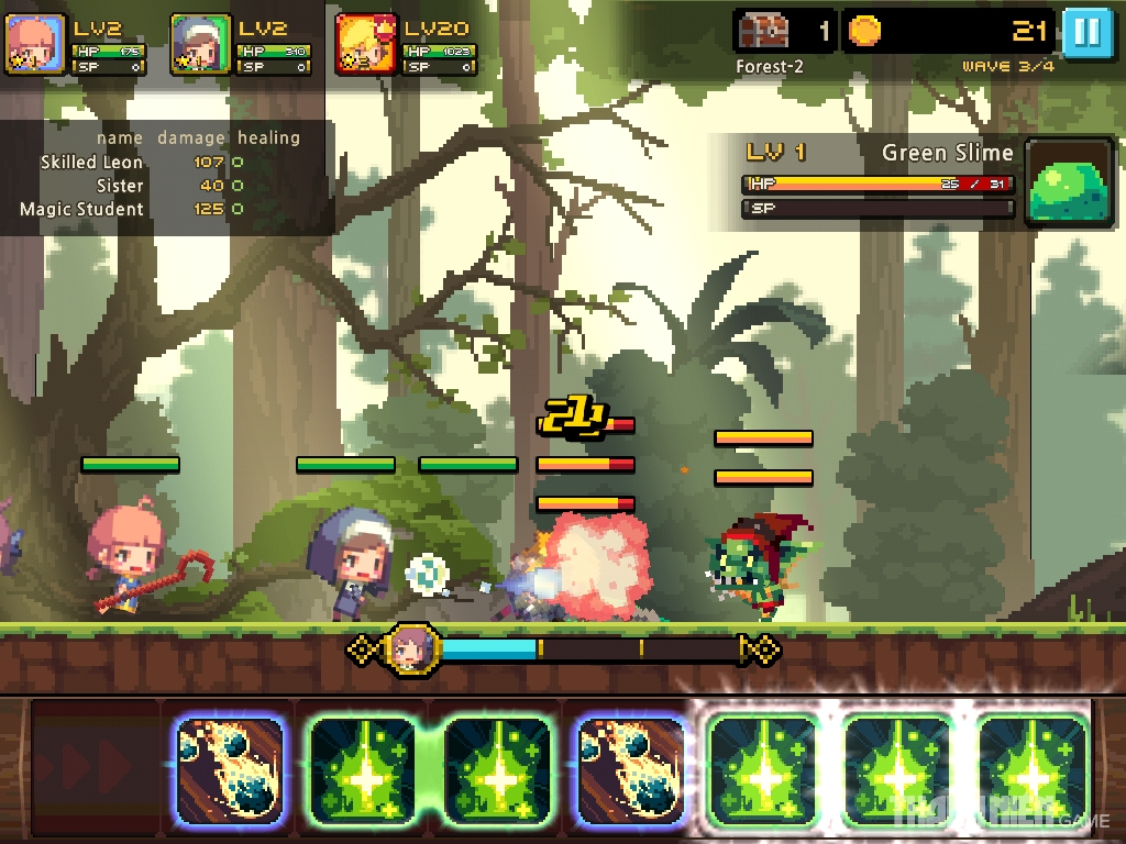 Crusader Quest: game màn hình ngang phong cách 8 bit