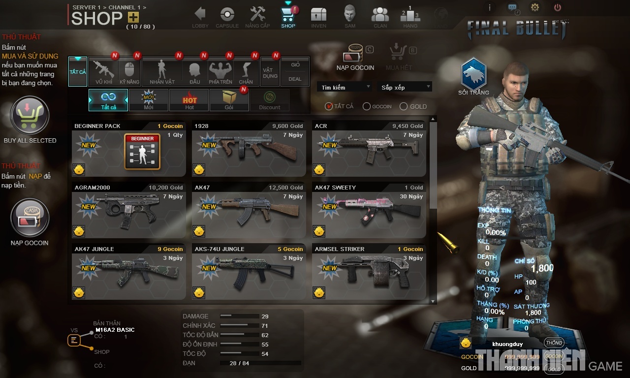 Final Bullet - Những ấn tượng đầu tiên