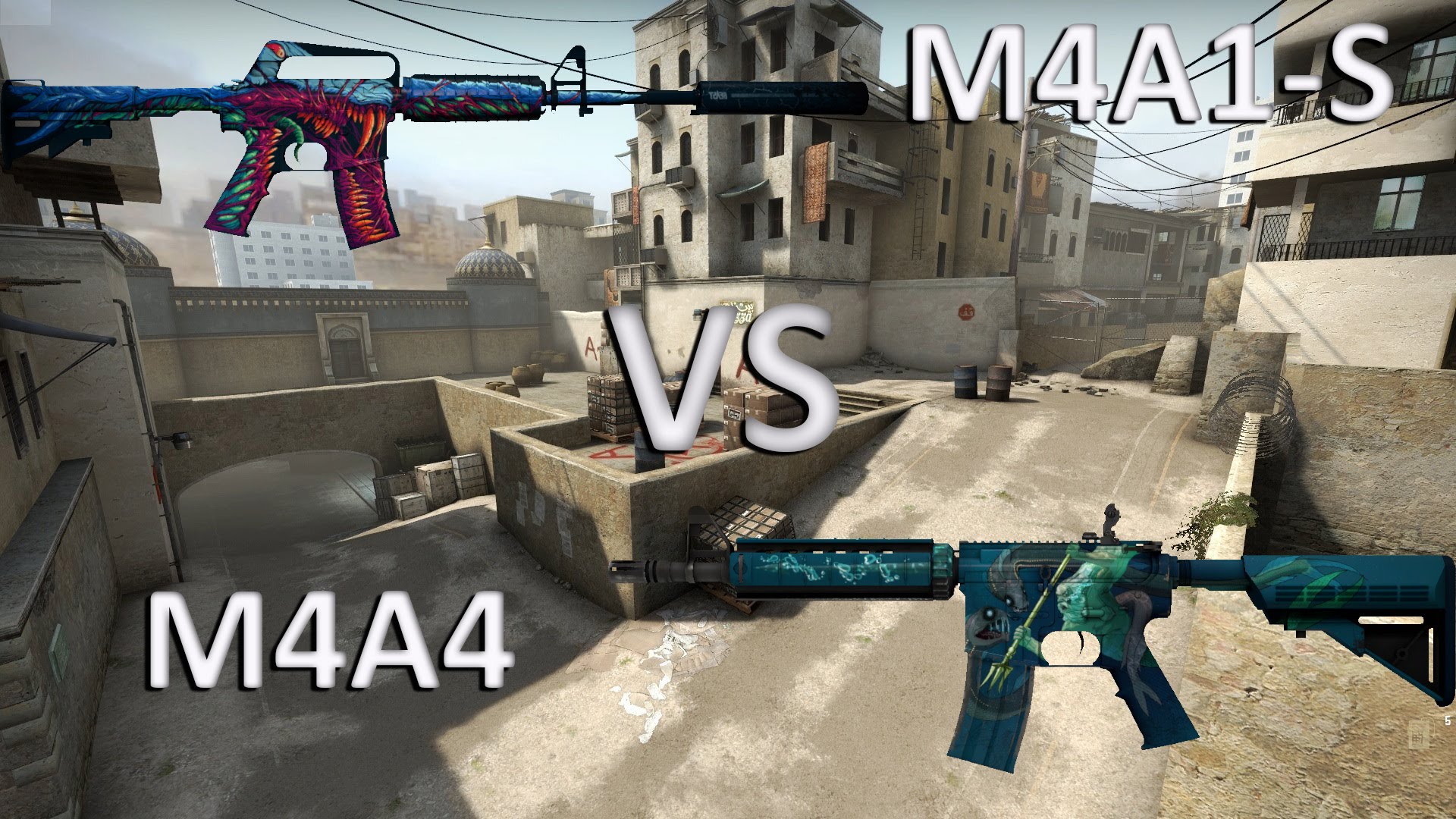 CSGO: M4A4 vs M4A1-S - Long tranh hổ đấu