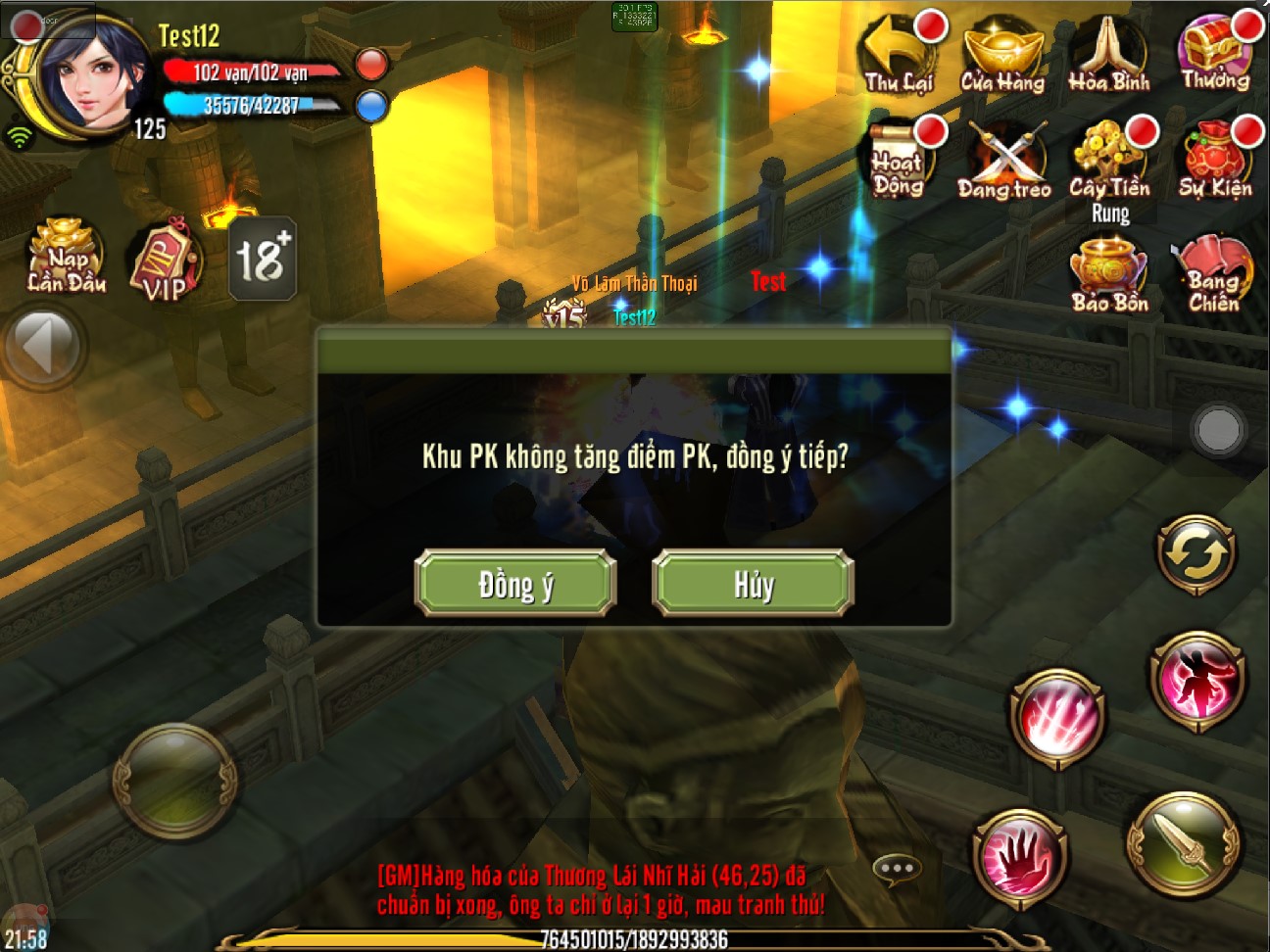 TLBB 3D Mobile: Game thủ cần lưu ý về PK trừng phạt và Lịch sử tử vong