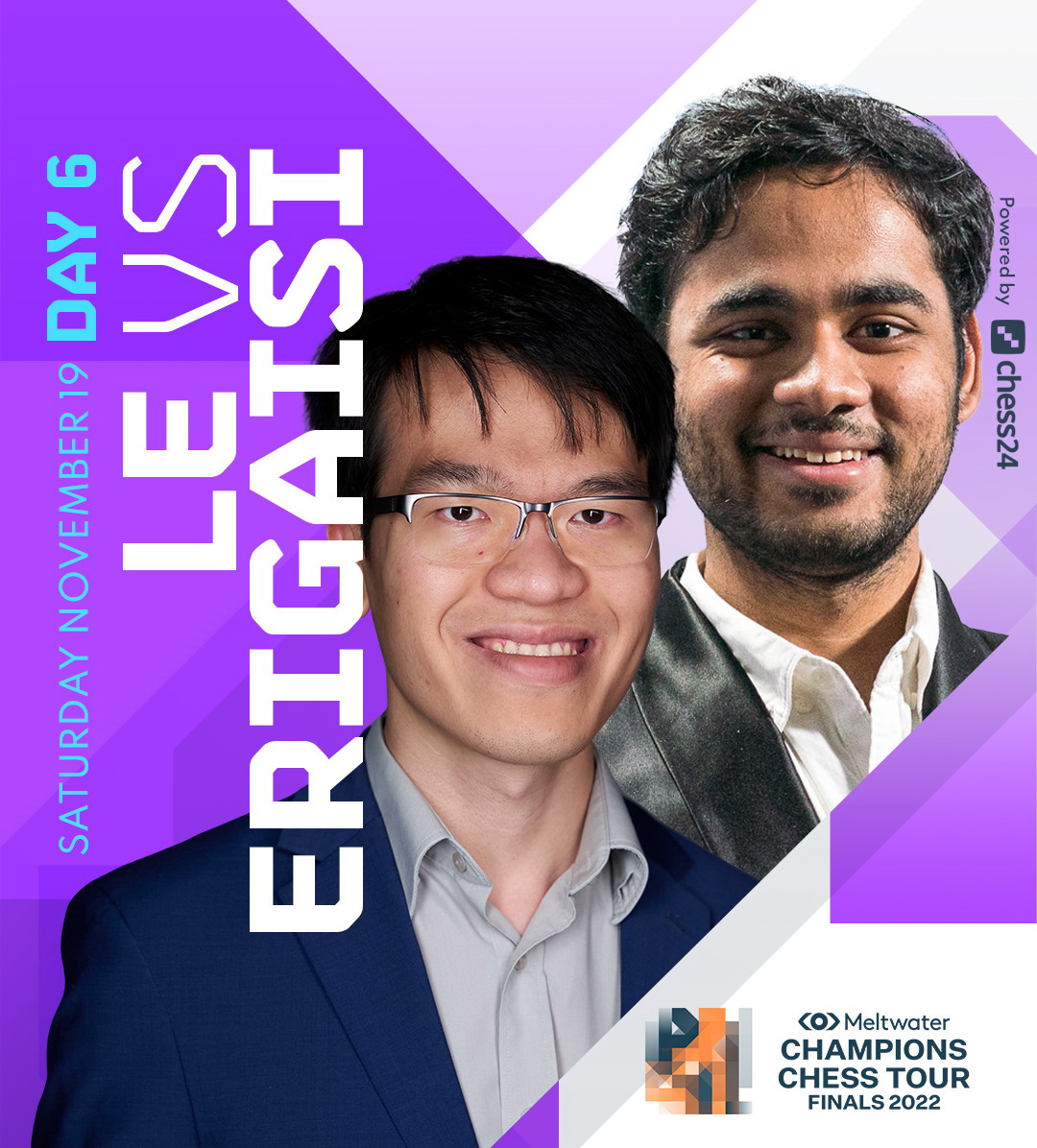 Lê Quang Liêm ‘kỵ rơ’ các kỳ thủ Ấn Độ ở Champions Chess Tour Final