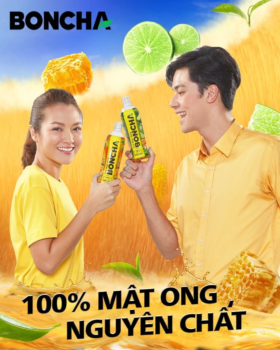 Trà mật ong BONCHA vị tắc: Vị ngon sáng tạo, thanh mát cuộn trào