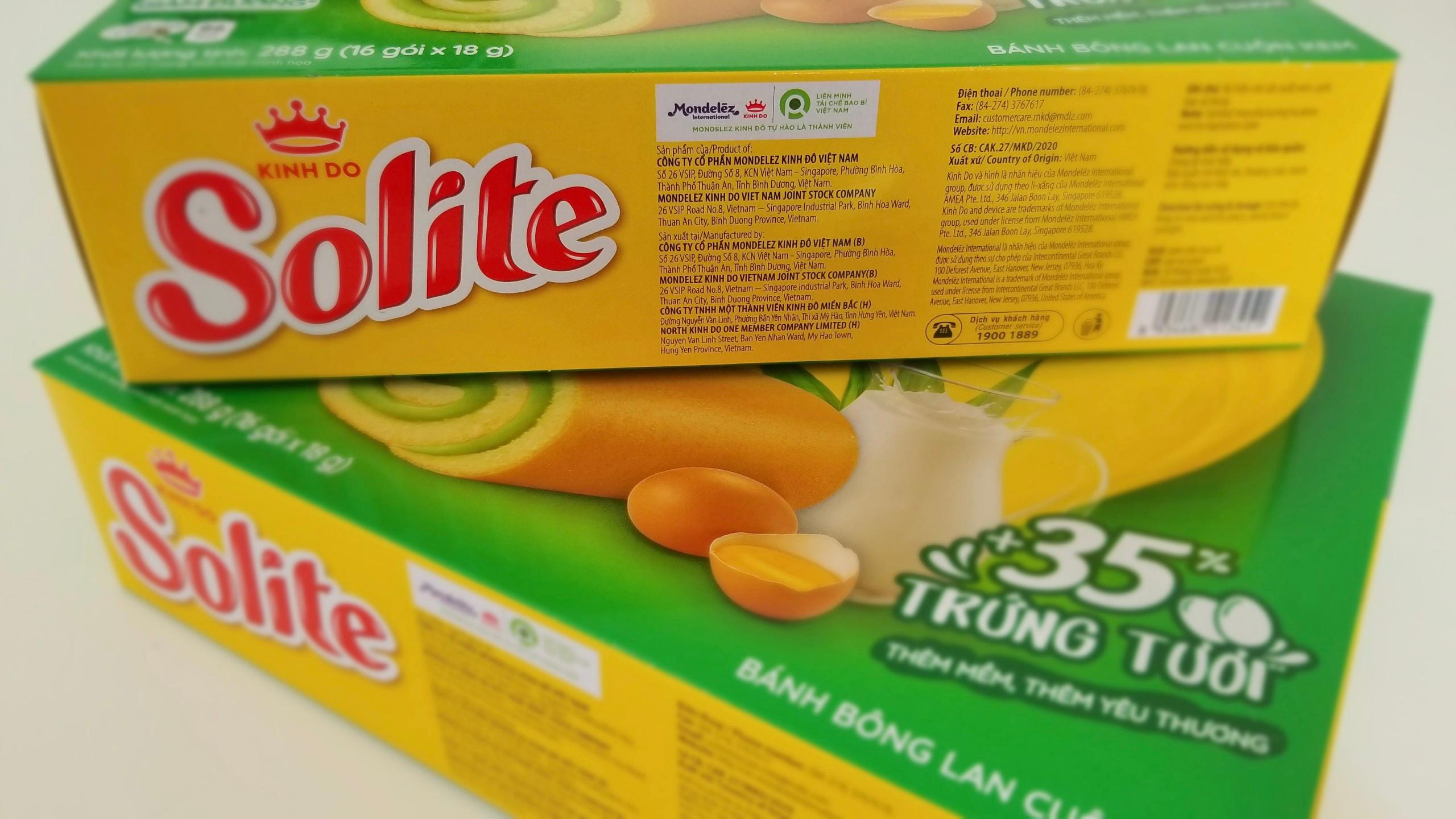 Mondelez Kinh Đô đạt 95% tổng số bao bì có thể tái chế