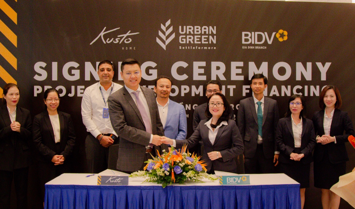 Kusto Home và BIDV - Chi nhánh Gia Định ký kết tài trợ Dự án Urban Green