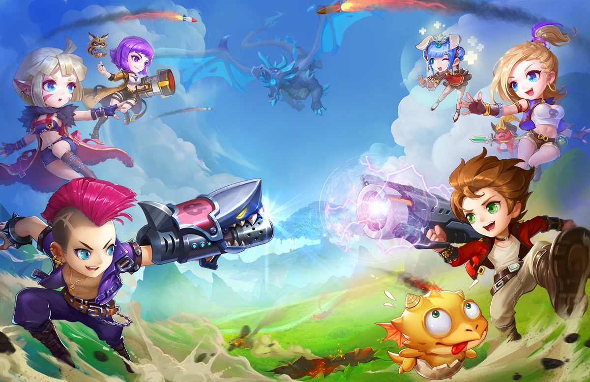 Cận cảnh tứ đại đấu trường mới hoành tráng, đẹp như mơ trong GunPow