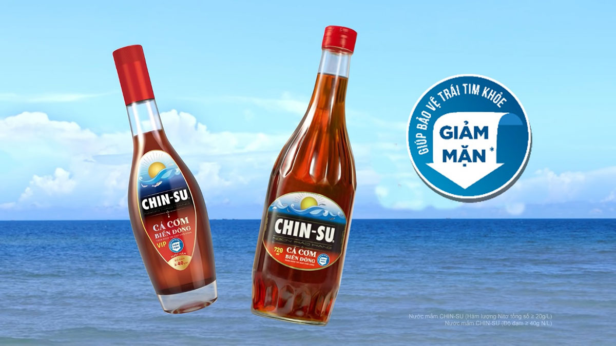 CHIN-SU tiên phong khởi xướng xu hướng giảm mặn giúp bảo vệ trái tim khỏe