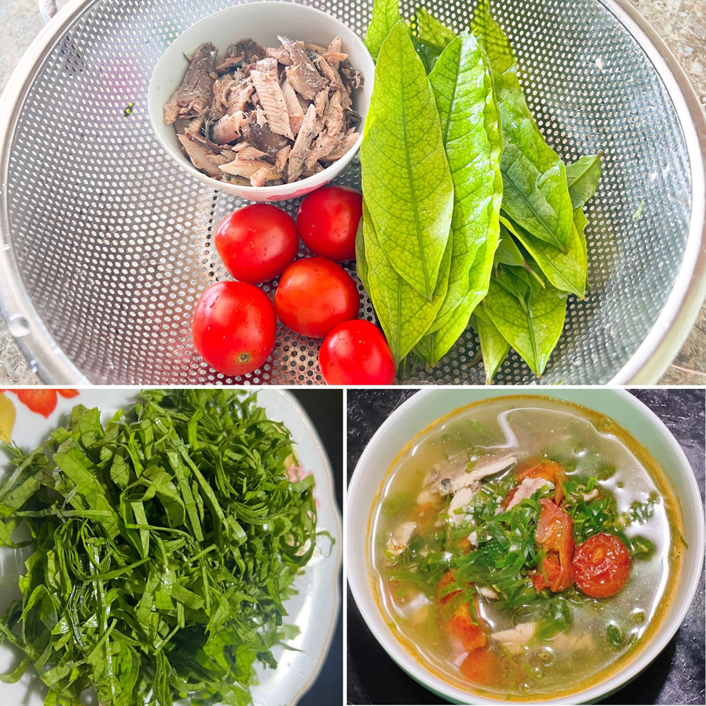 Nhớ vị đắng canh lằng mùa nắng cháy