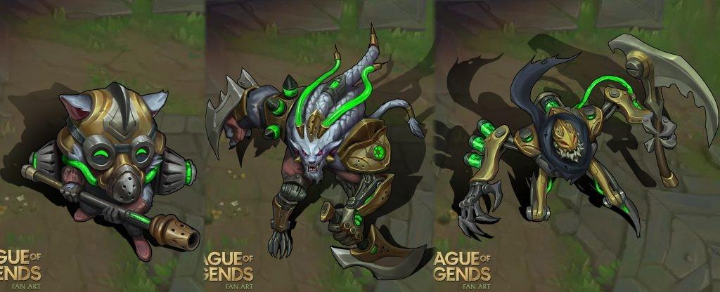 Game thủ tự tay thiết kế trang phục LMHT theo series Arcane