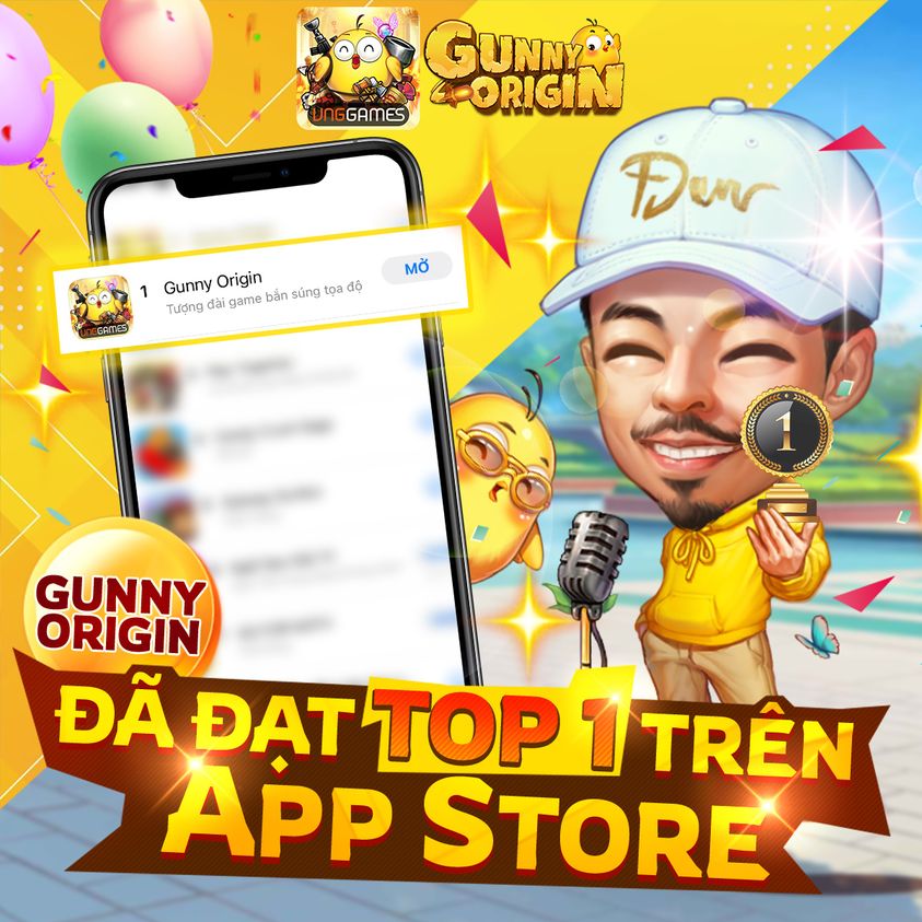 Gunny Origin đạt top 1 trên App Store ngay trong ngày ra mắt chính thức