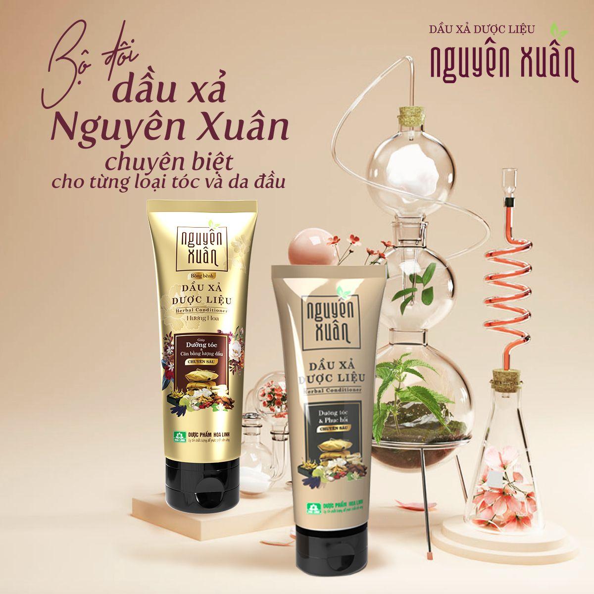 Nguyên Xuân - Dầu gội dược liệu chuyên biệt cho từng loại tóc và da đầu