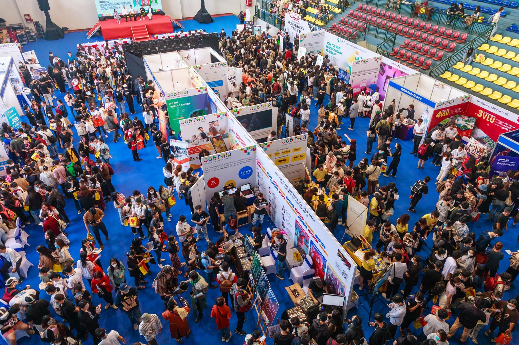Gần 2.000 người trẻ yêu Sáng tạo hội tụ tại Creative Job Fair 2022