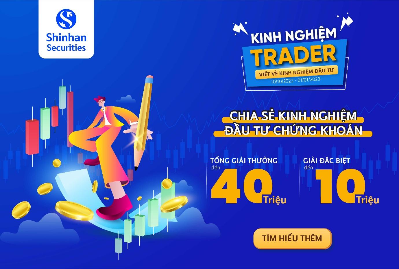 Chứng khoán Shinhan khởi động cuộc thi viết: Kinh nghiệm trader