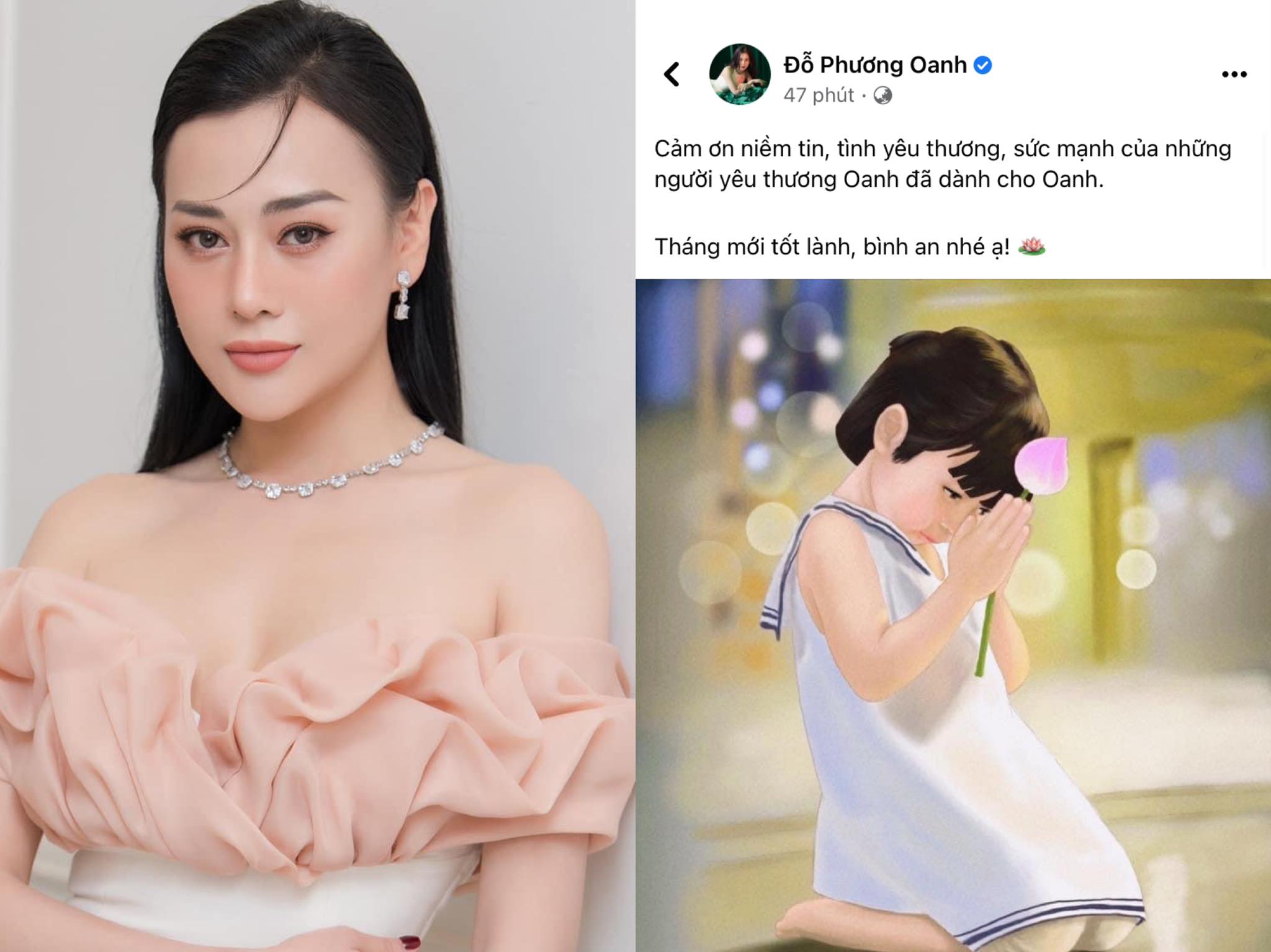 Phương Oanh tiếp tục có động thái đáng chú ý giữa ồn ào tình cảm