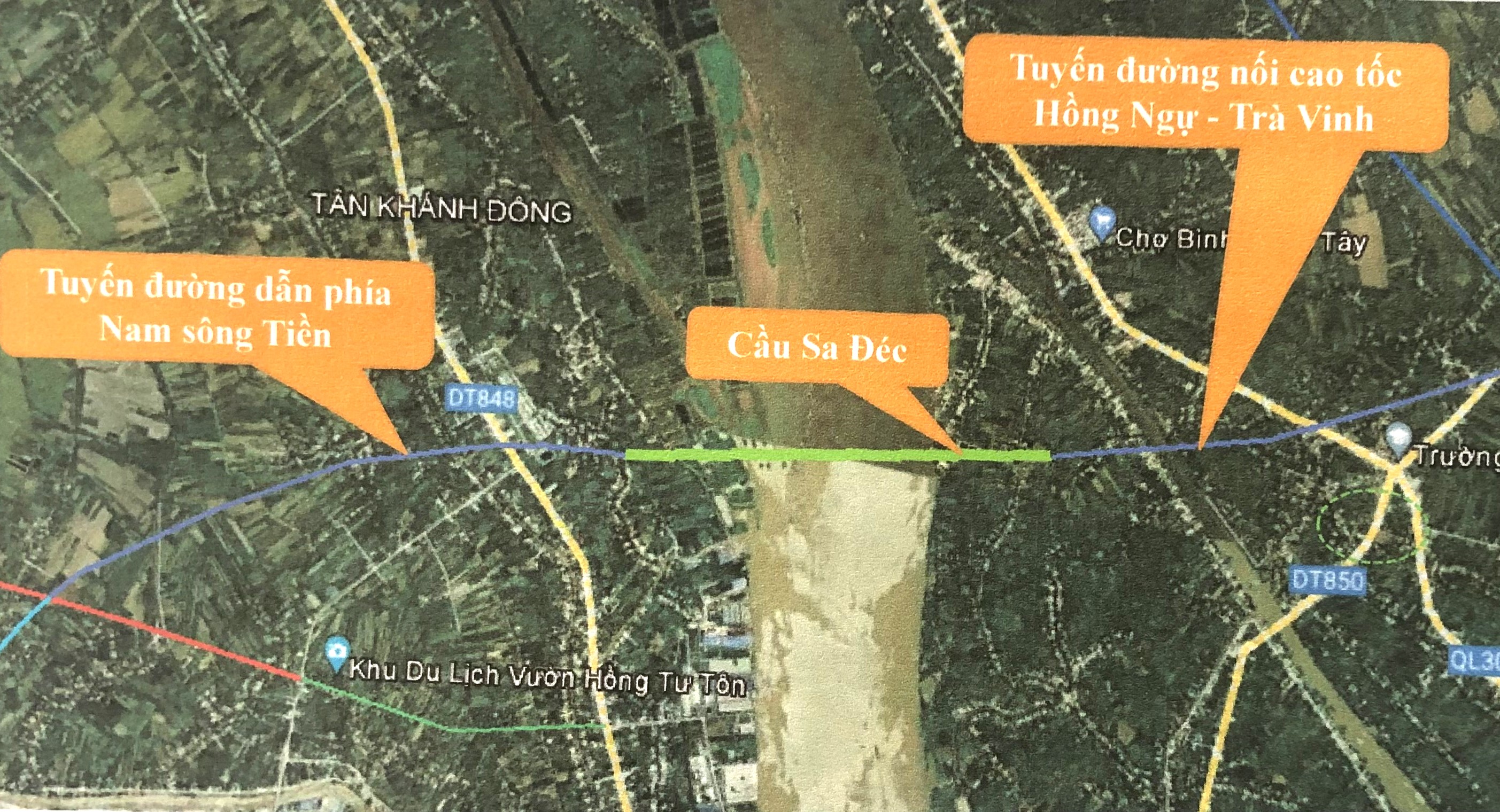 Đồng Tháp đề nghị xây cầu Sa Đéc và 3 tuyến đường, tổng vốn 12.600 tỉ đồng