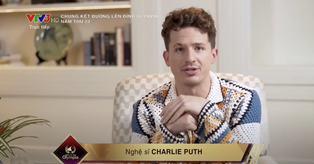 Charlie Puth xuất hiện trong chung kết ‘Đường lên đỉnh Olympia 2022’