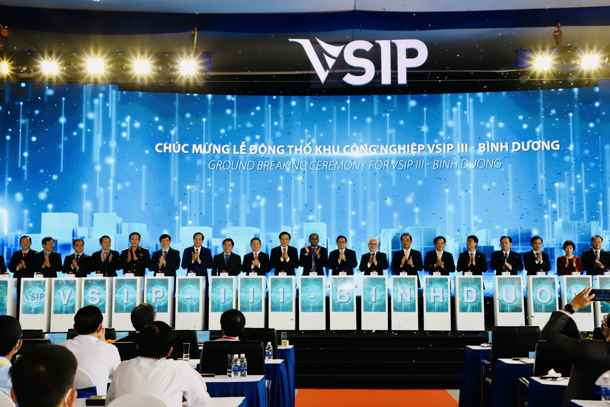 Thủ tướng Phạm Minh Chính dự lễ động thổ Khu công nghiệp VSIP 3 tại ...